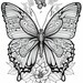 50 Fluttering Beauties: A Coloring Book of Butterflies Coloring Book ...