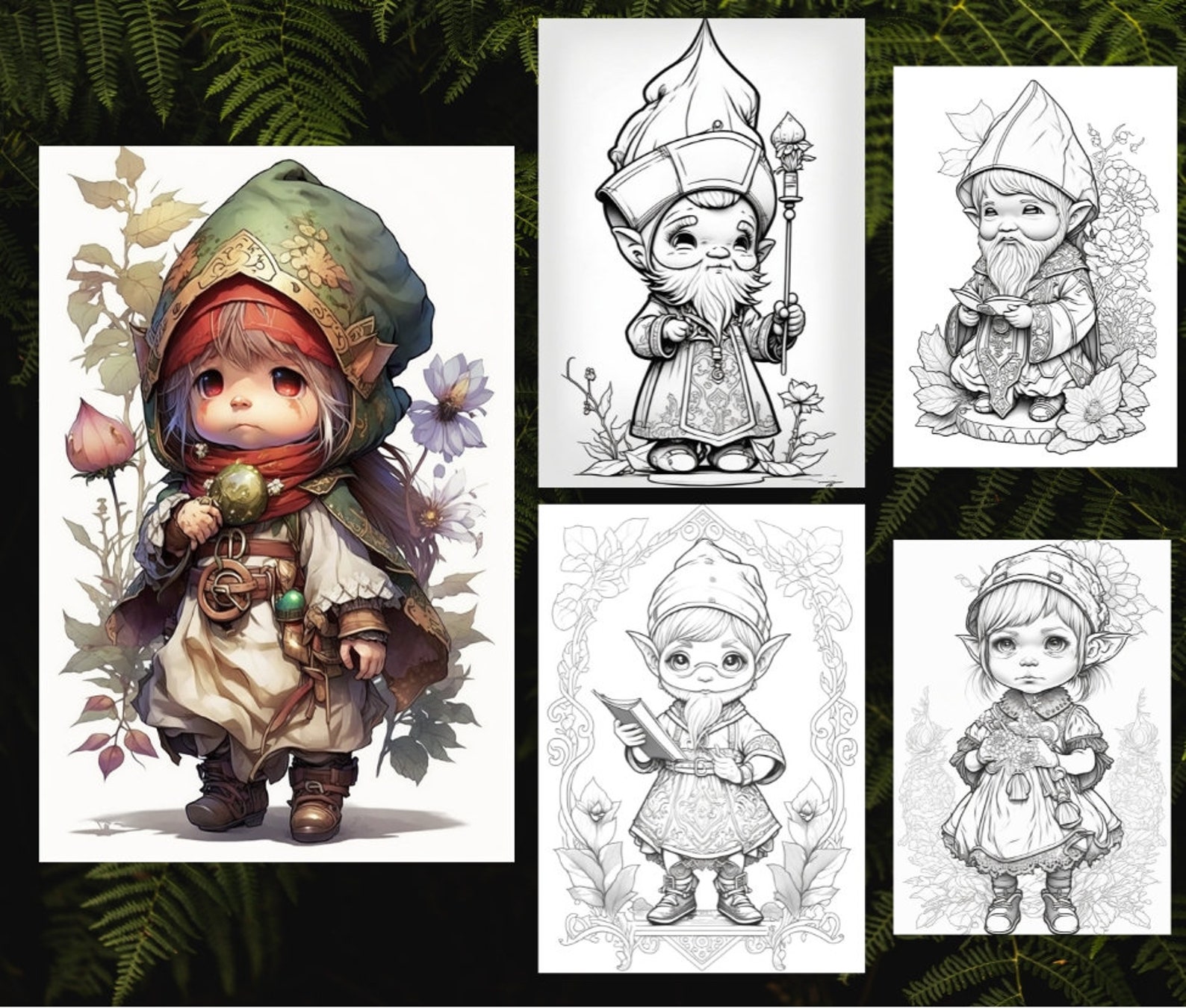 71 Gnomes of the Rising Sun: A Japanese Coloring Adventure - Etsy Canada