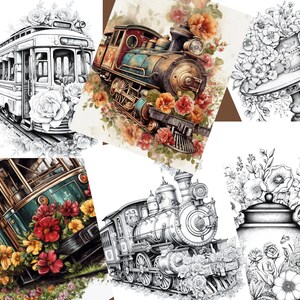 73magic Vintage :adult Coloring Book Digital Download 21 Pages, Adult ...