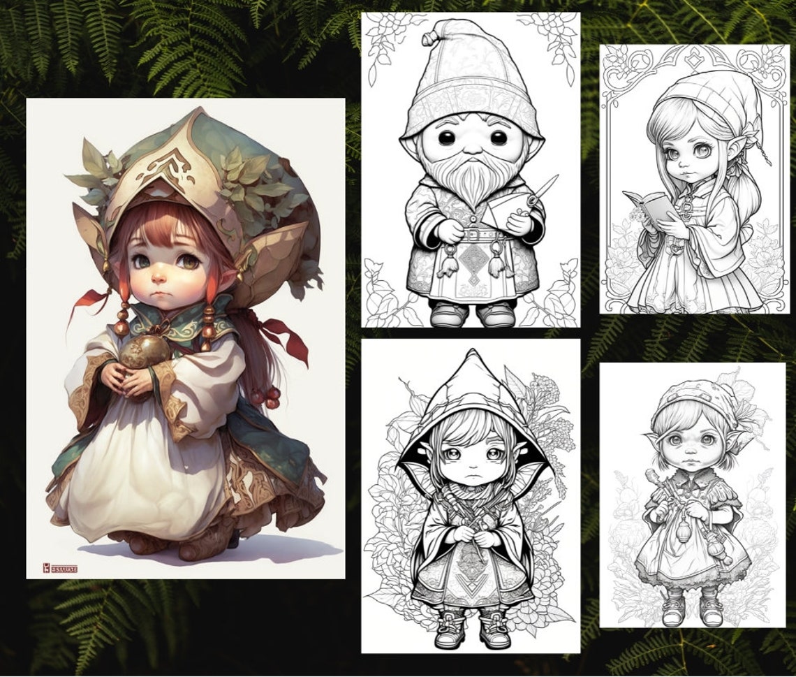 71 Gnomes of the Rising Sun: A Japanese Coloring Adventure - Etsy Canada