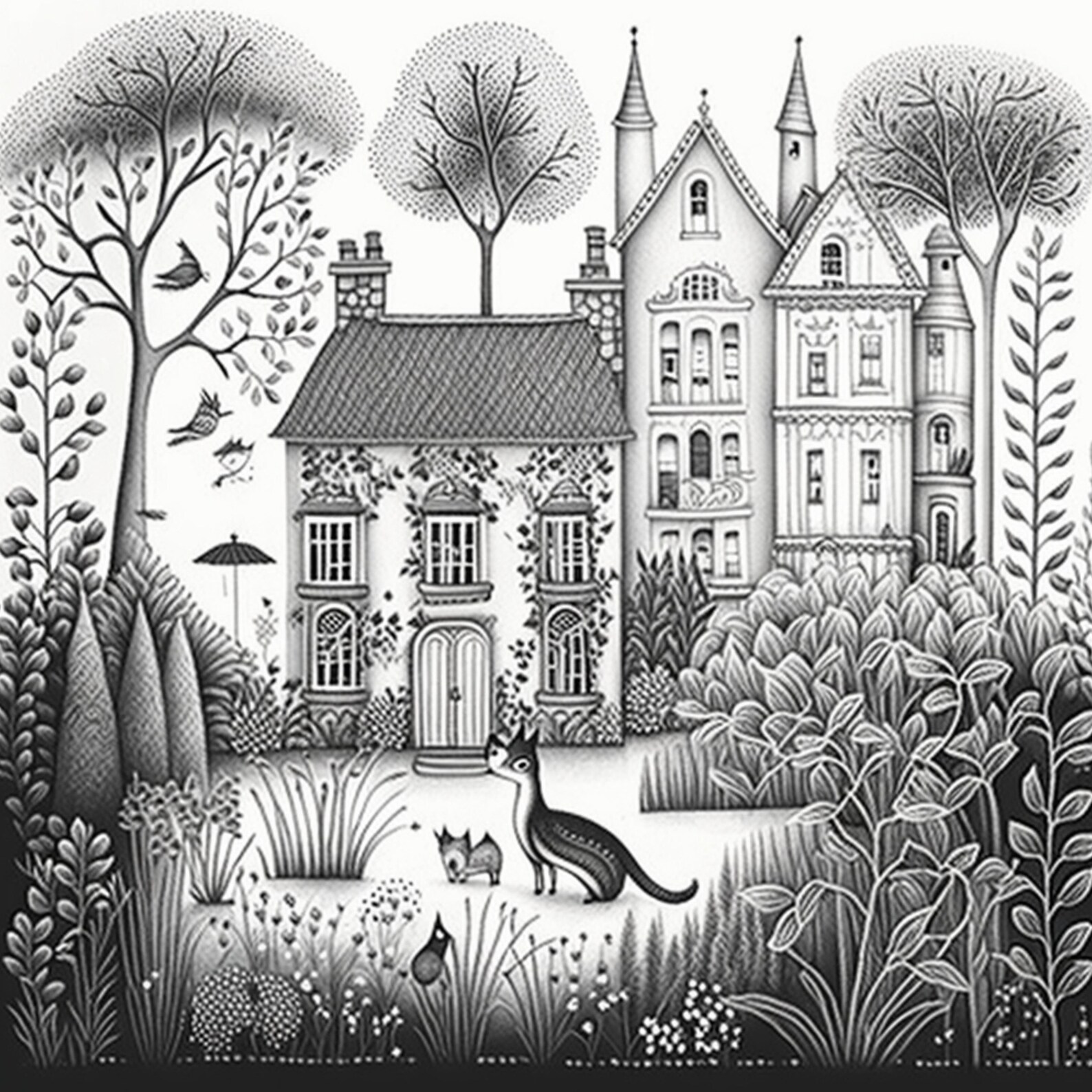 A Glimpse of Paradise 133 Coloring Book Featuring Elegant - Etsy