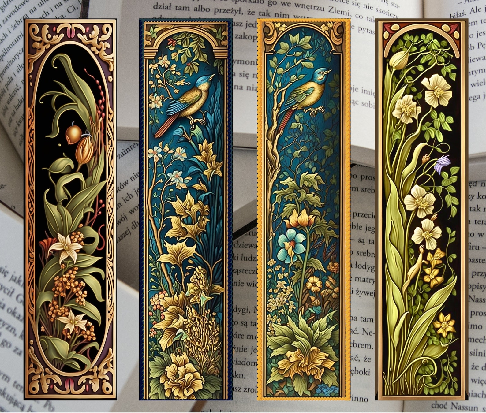 Nature's Bounty Bookmarks Set of 20 Bookmarks Digital - Etsy