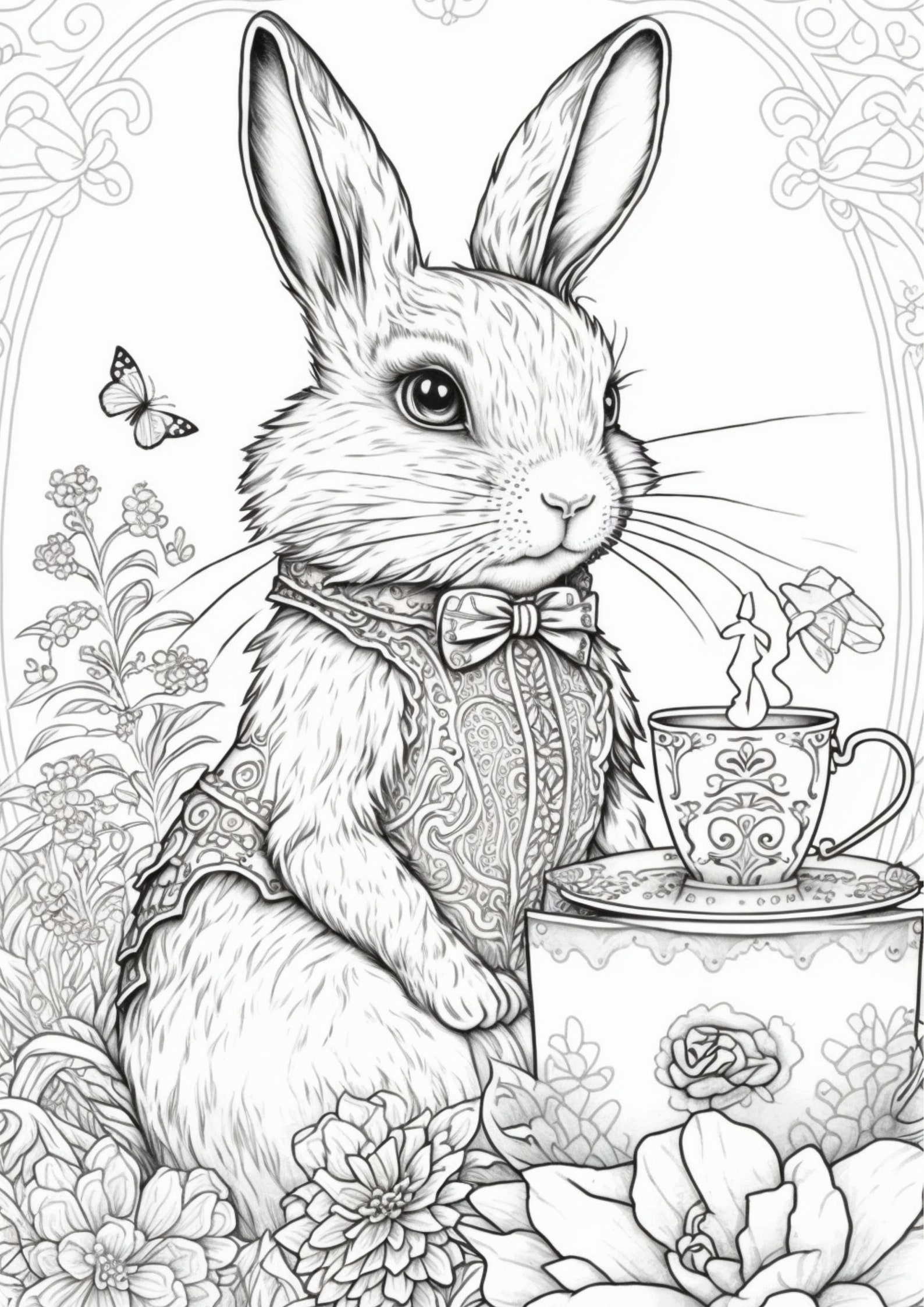 Adult and Kids Coloring Book Page /digital Download/coloring - Etsy