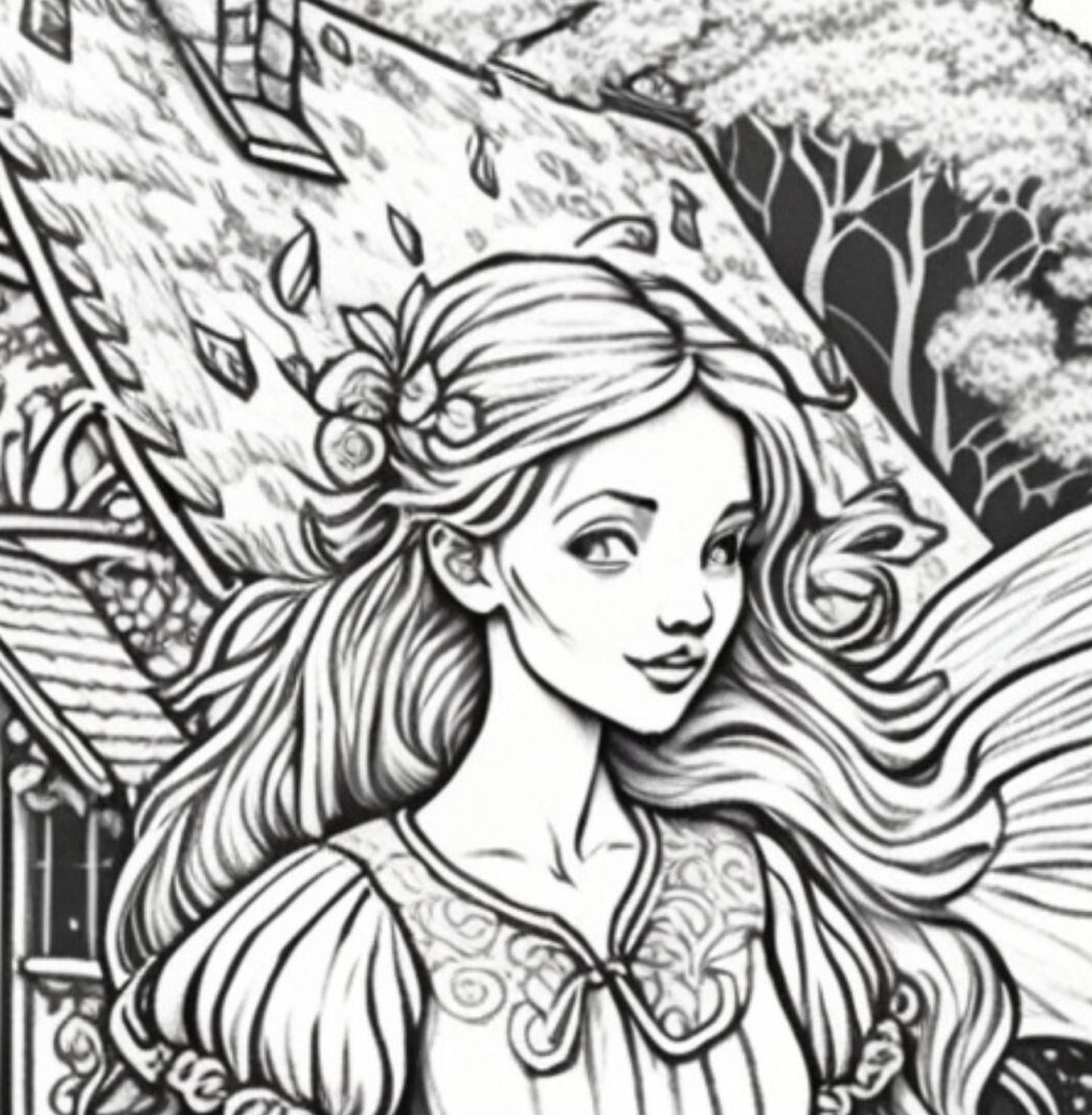 Adult and Kids Coloring Book Page /digital Download/coloring - Etsy