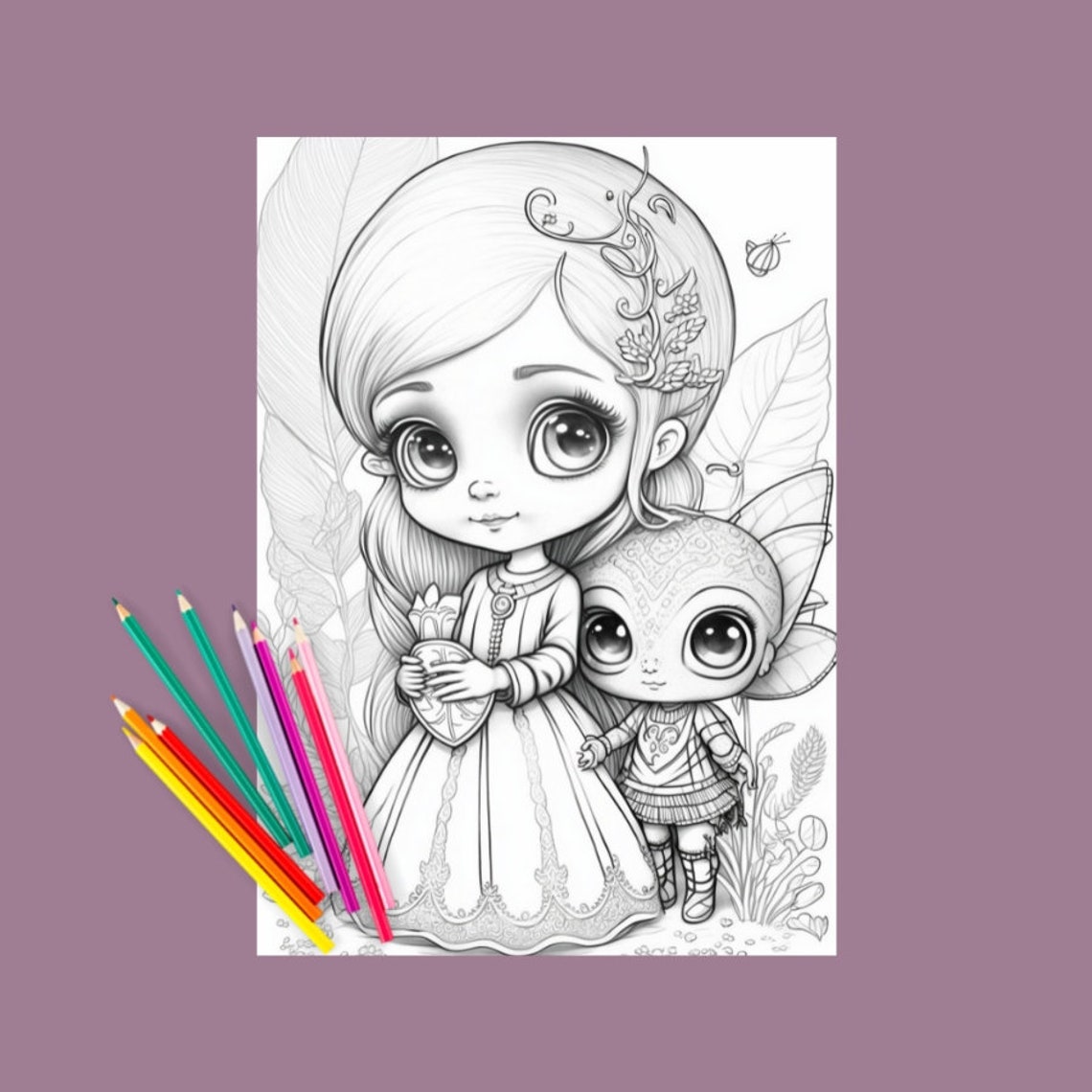 Coloring Book Page /digital Download/coloring Page Printable - Etsy