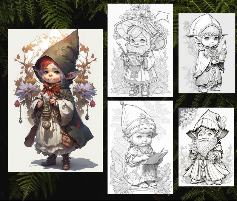 71 Gnomes of the Rising Sun: A Japanese Coloring Adventure - Etsy