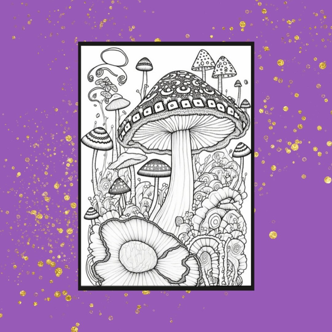 Adult and Kids Coloring Book Page, /digital Download/coloring Page ...