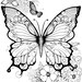 50 Fluttering Beauties: A Coloring Book of Butterflies Coloring Book ...