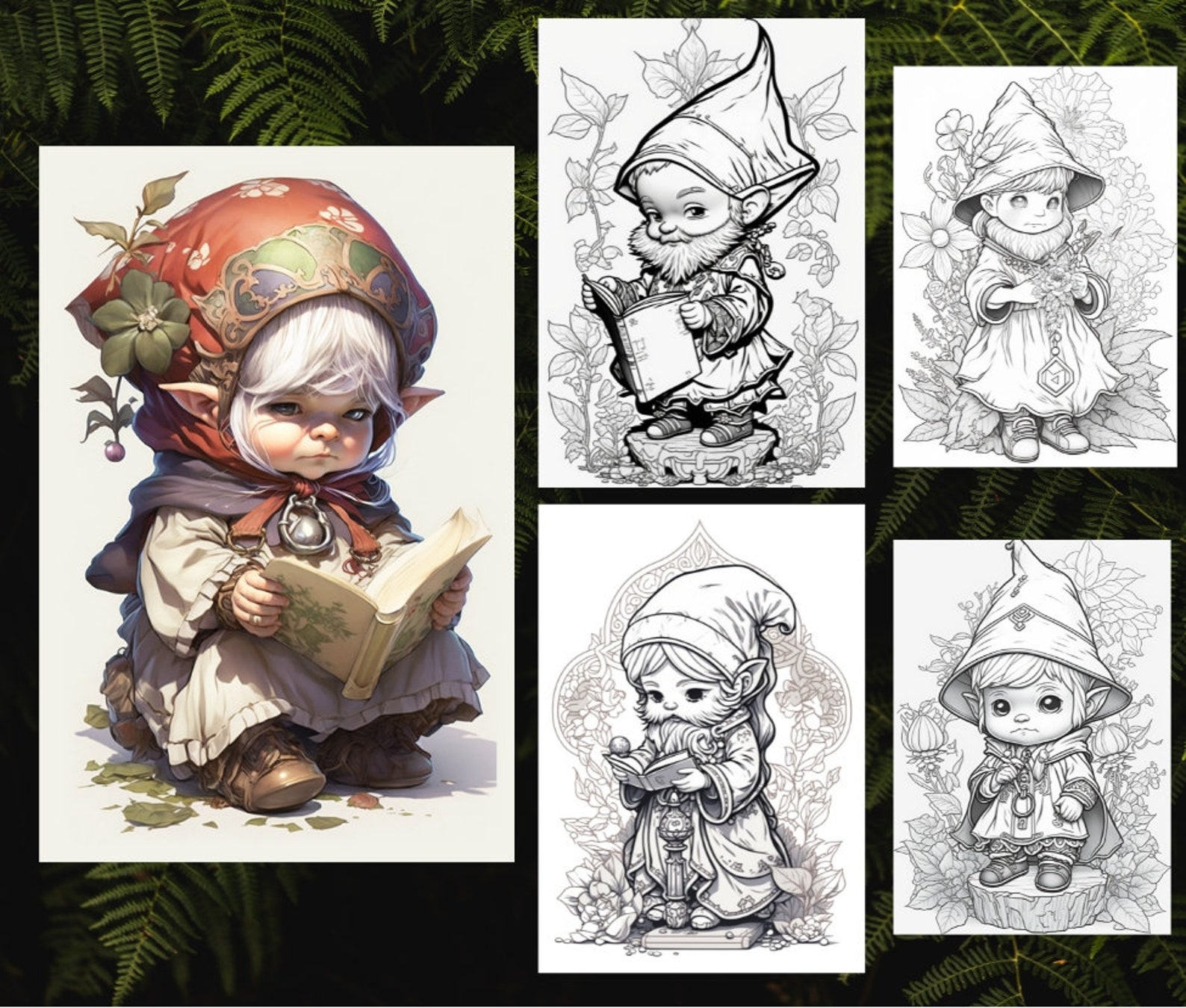 71 Gnomes of the Rising Sun: A Japanese Coloring Adventure - Etsy Canada