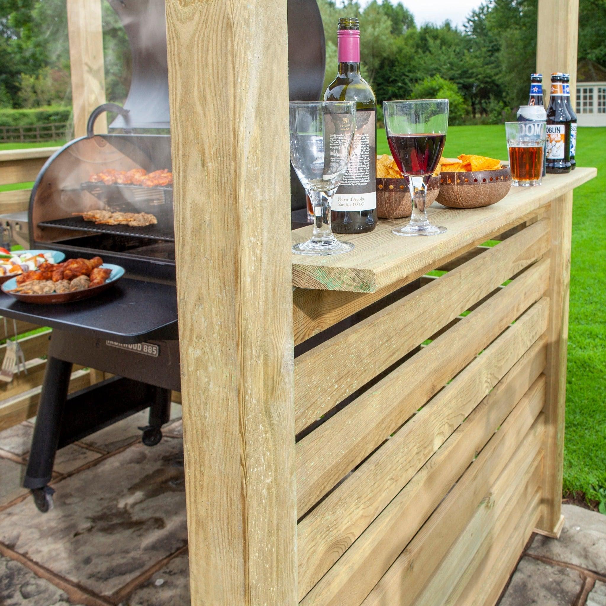 Timber Garden Bar, BBQ Shelter . - Etsy