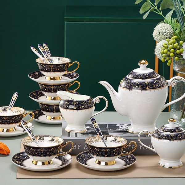 Ceramic Tea Set - Etsy