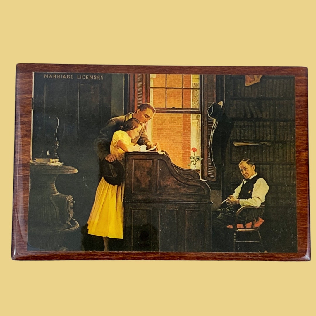 Engagement Music Box always Norman Rockwell - Etsy