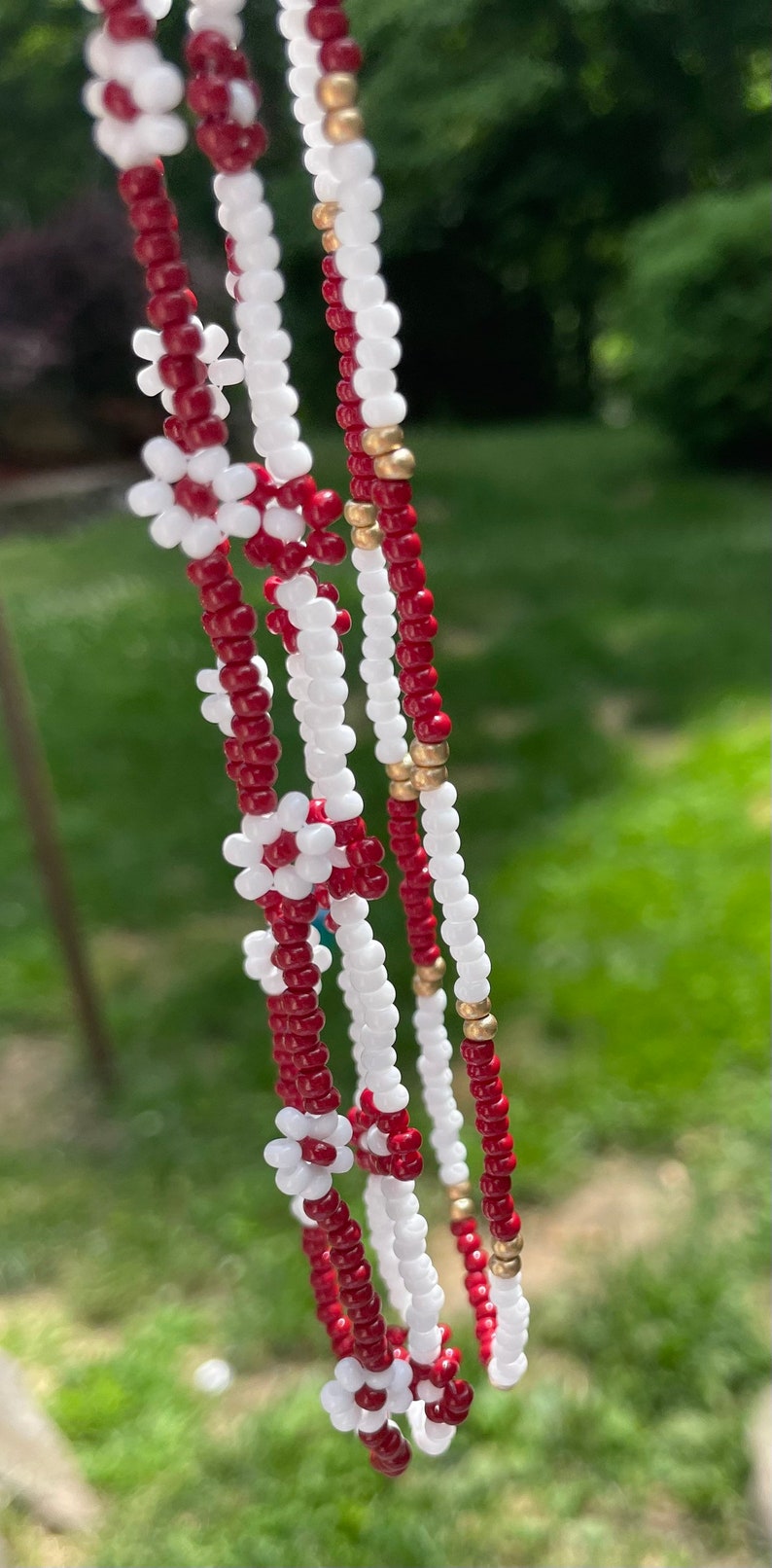 Umass-university of Massachusetts -amherst Inspired Colors-daisy Bead ...