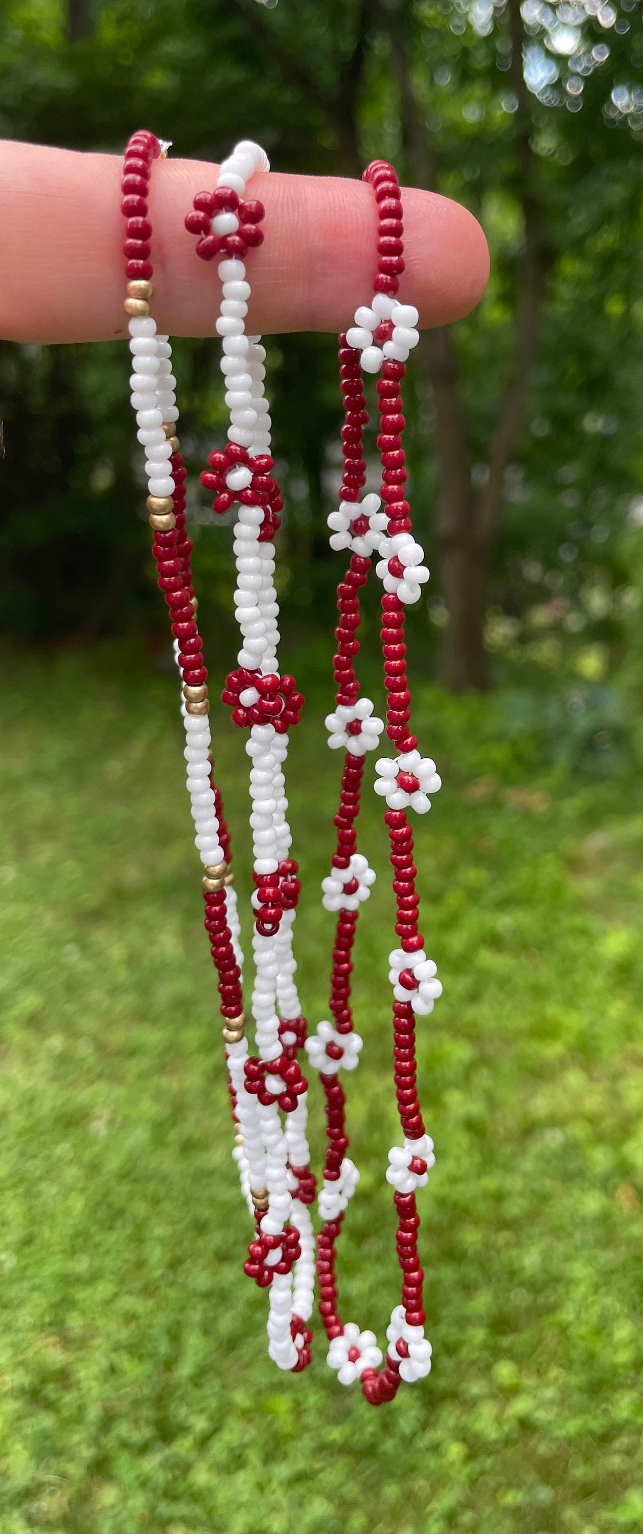 Umass-university of Massachusetts -amherst Inspired Colors-daisy Bead ...