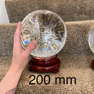 Extra Large/large Quartz Crystal Ball, Divination, Scrying, Pagan ...