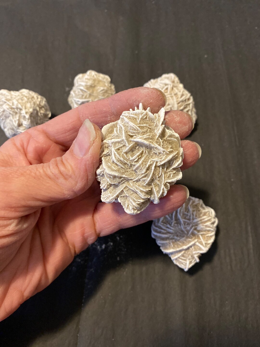 Selenite Desert Rose Stone/gypsum Desert Rose Crystal /tumbled - Etsy
