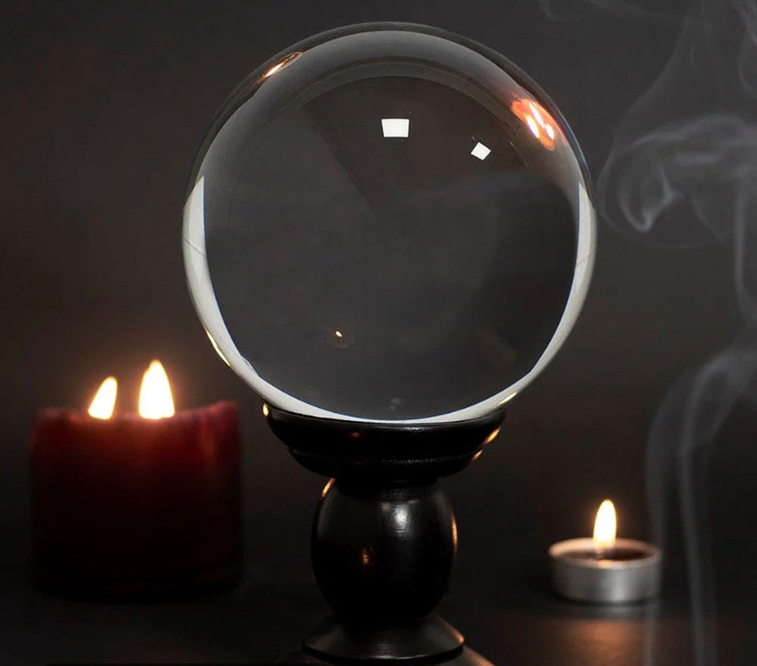 Extra Large/large Quartz Crystal Ball, Divination, Scrying, Pagan ...