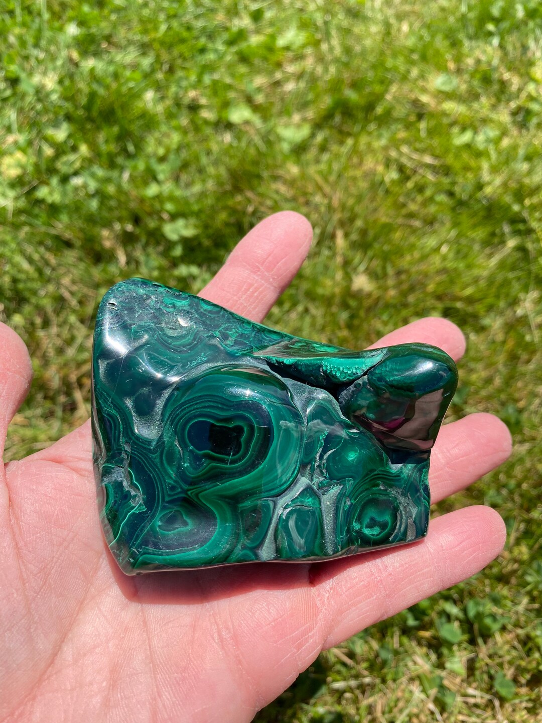 Malachite Crystal Free Form - Etsy