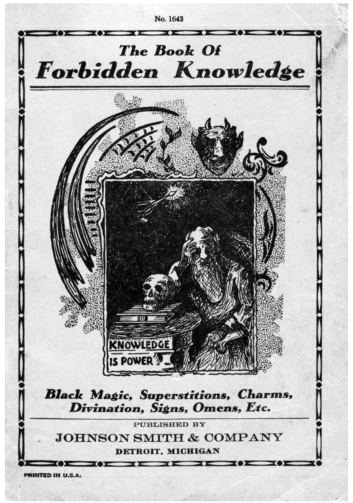 The Book of Forbidden Knowledge, Black Magic, Charms, Divination ...