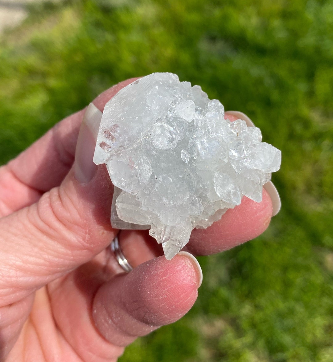 Zeolite, Apophyllite, Raw Specimen Crystal, Zeolite Cluster, Raw Quartz ...
