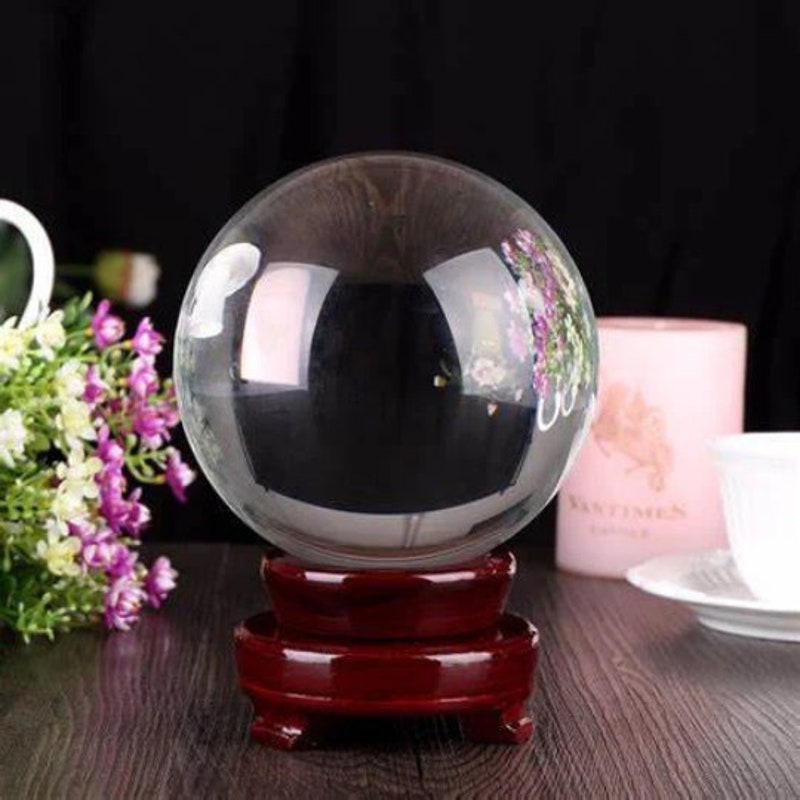 Large Crystal Ball - Etsy