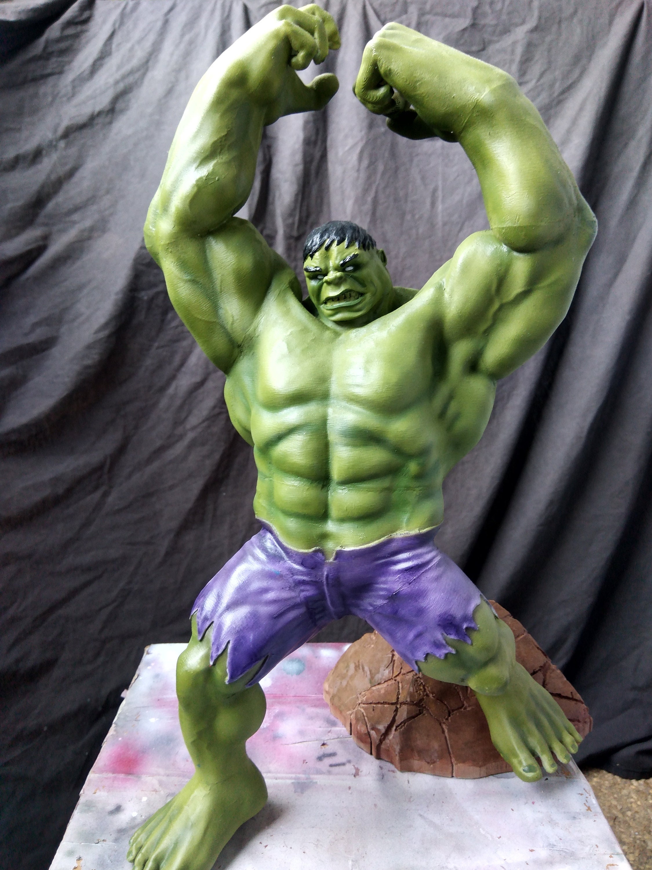 Hulk Sculpture