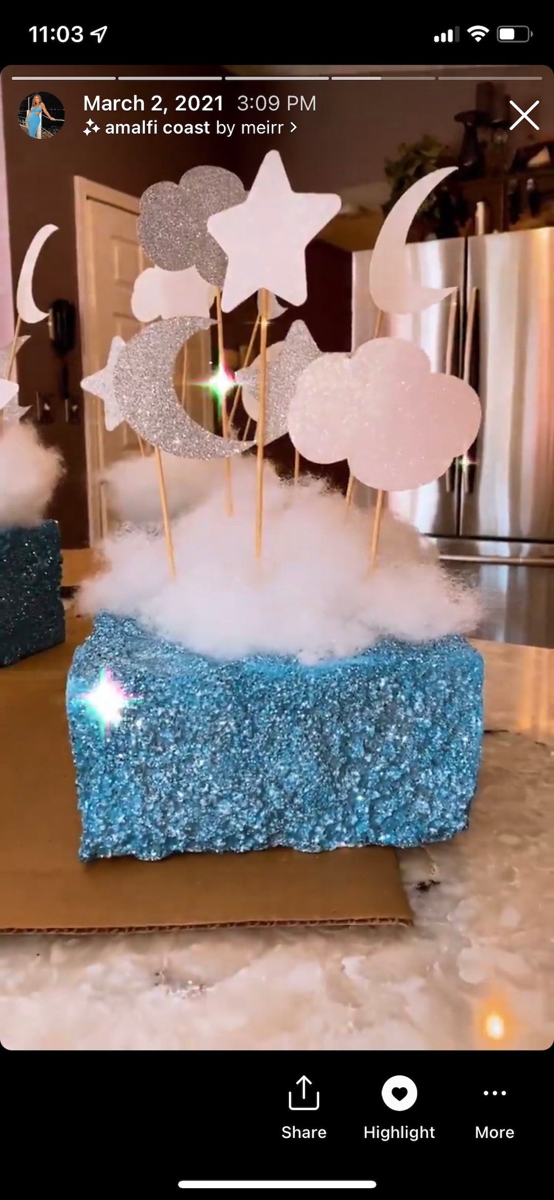 Cloud/sky Theme Centerpiece - Etsy