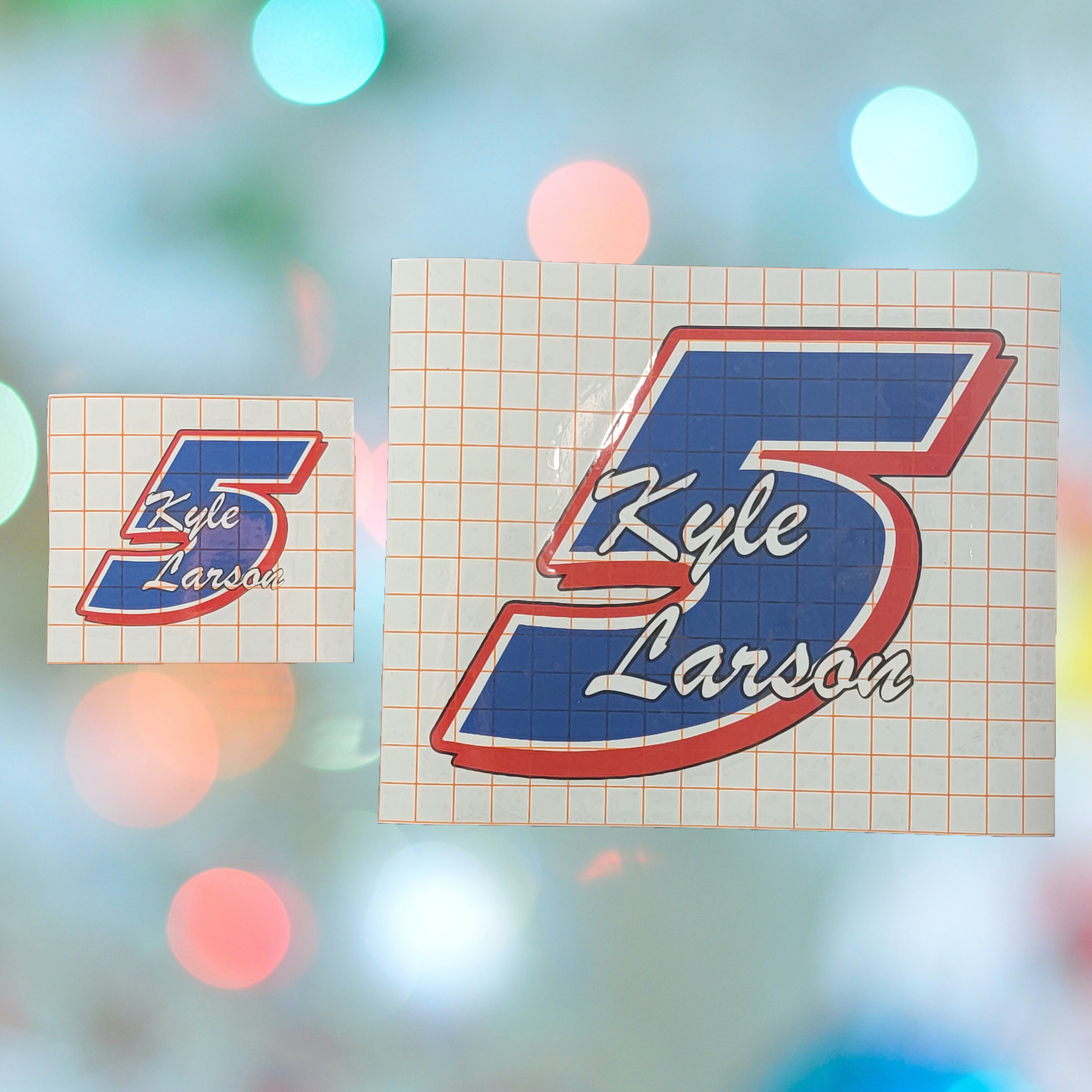 Kyle Larson 5 Handmade Water Resistant Glossy Vinyl Decal - Etsy