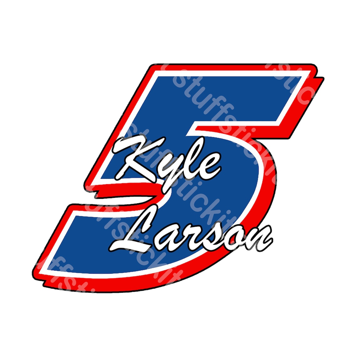 Kyle Larson 5 SVG Instant Download - Etsy