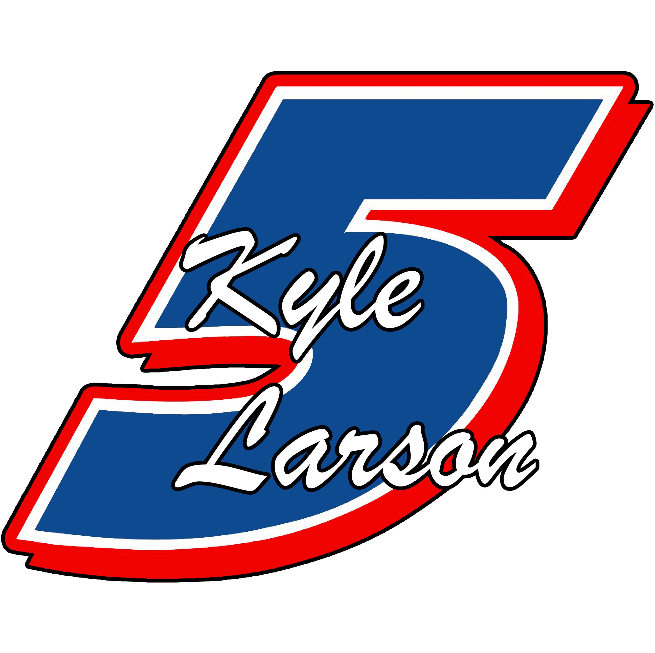 Kyle Larson 5 Handmade Water Resistant Glossy Vinyl Decal - Etsy