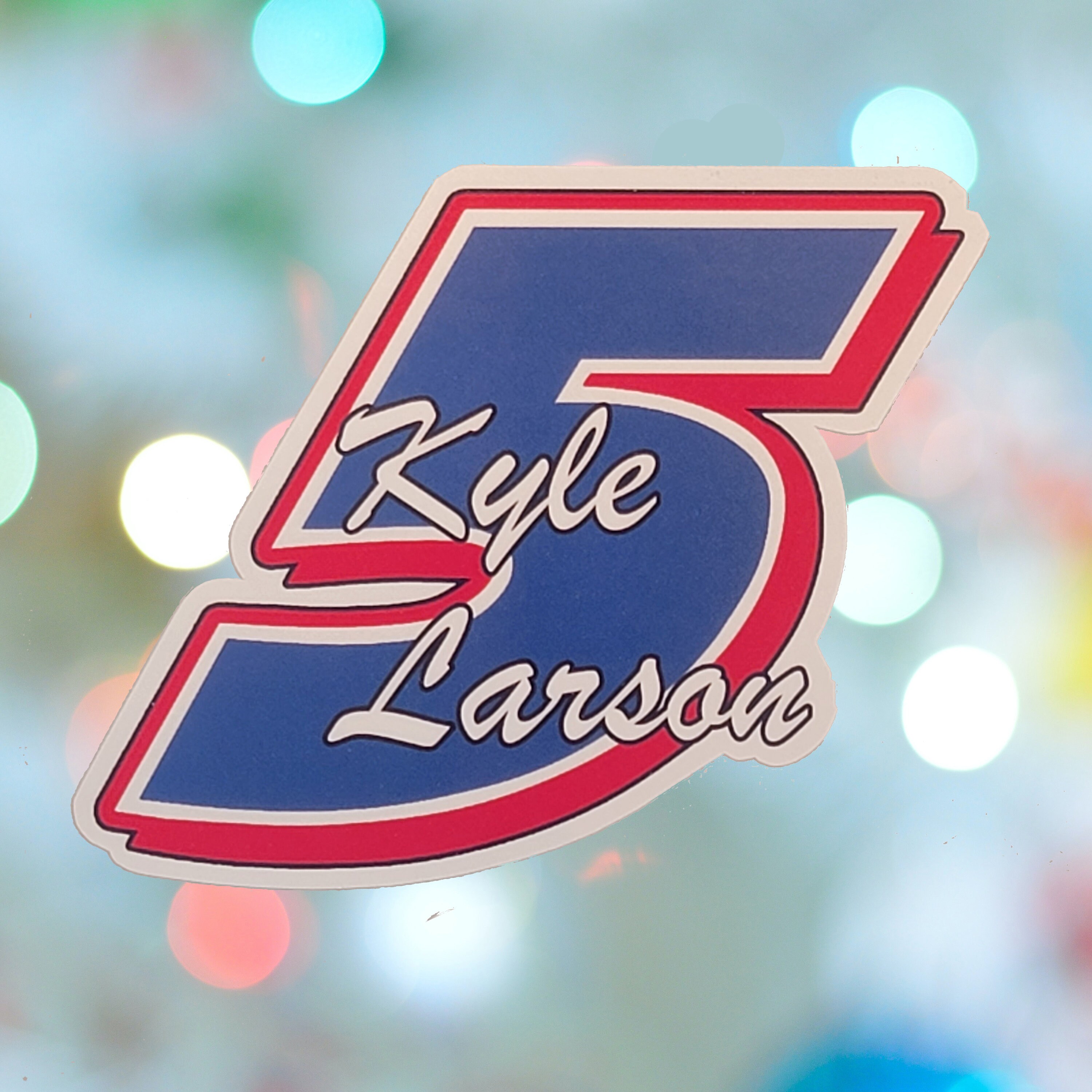 Kyle Larson 5 Handmade Water Resistant Glossy Vinyl Decal - Etsy