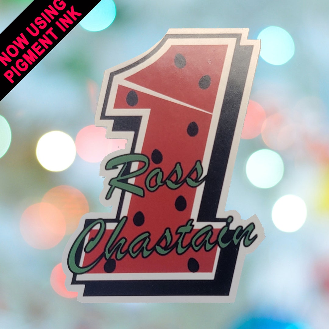 Ross Chastain #1 Handmade Water Resistant Glossy Vinyl Decal Made for ...