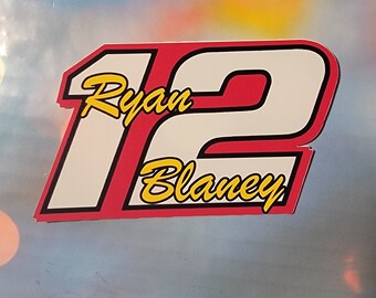 Ryan Blaney Decal - Etsy