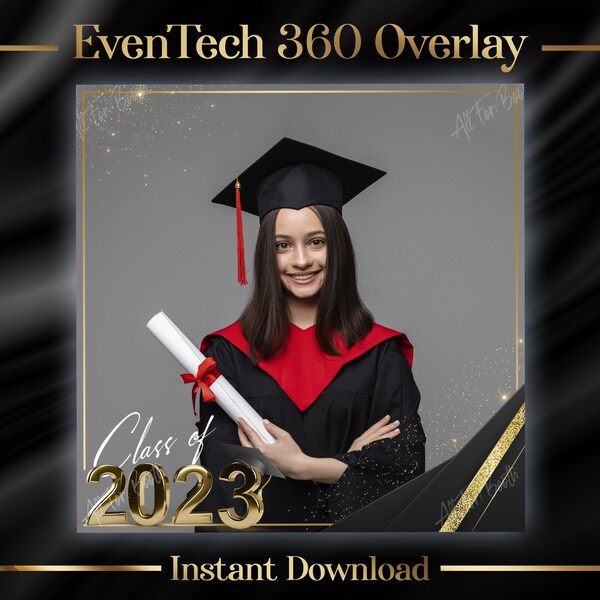 360 Booth Template Graduation - Etsy