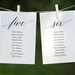 ADELE -modern Wedding Seating Chart Card Template, Wedding Seating Plan ...