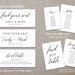 ADELE -modern Wedding Seating Chart Card Template, Wedding Seating Plan ...