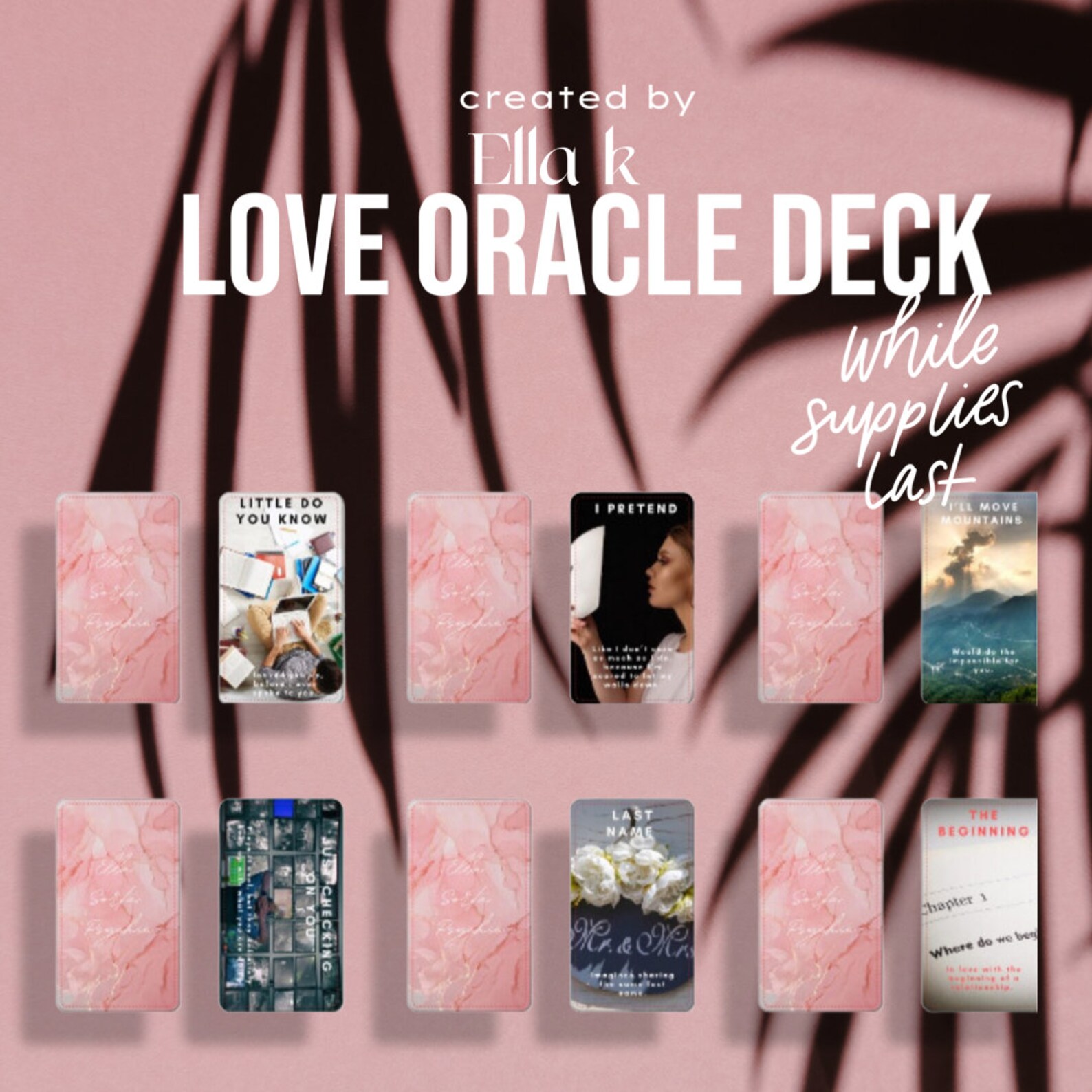 Love Oracle Deck - 100 Cards - Etsy