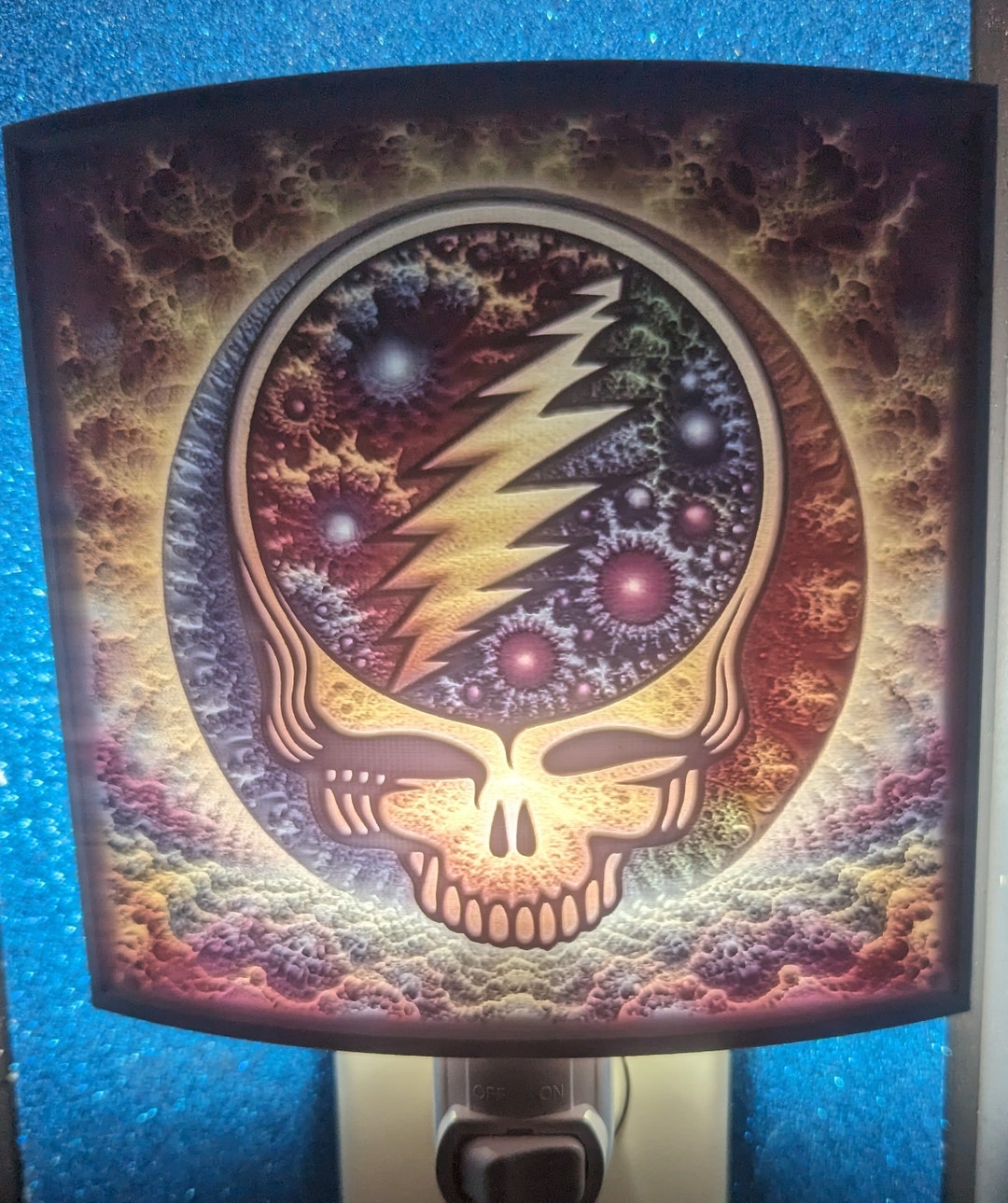 Grateful Dead Galaxy Stealie Nightlight - Etsy