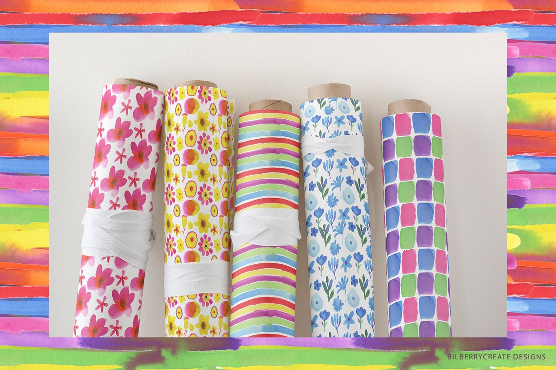 Abstract Art Therapy Art Digital Paper Set Scrapbook Paper, Digital ...