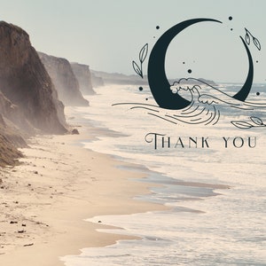 Moon Wave Art Logo Set, Wave SVG, Ocean Clipart, Moon Line Art, Digital ...