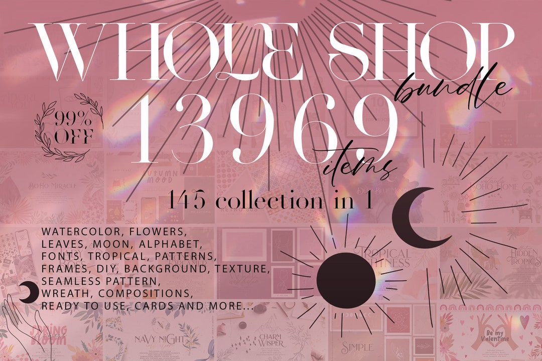 WHOLE SHOP 13969 BUNDLE, Winter Bundle, Whole Shop Graphic Bundle ...