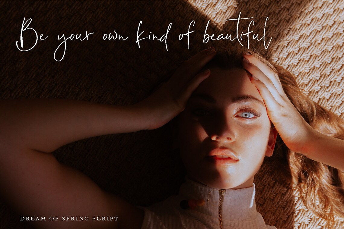 Dream of Spring Handwritten Digital Fontfont - Etsy