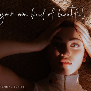 Dream of Spring Handwritten Digital Font,font Download,handwritten Font ...