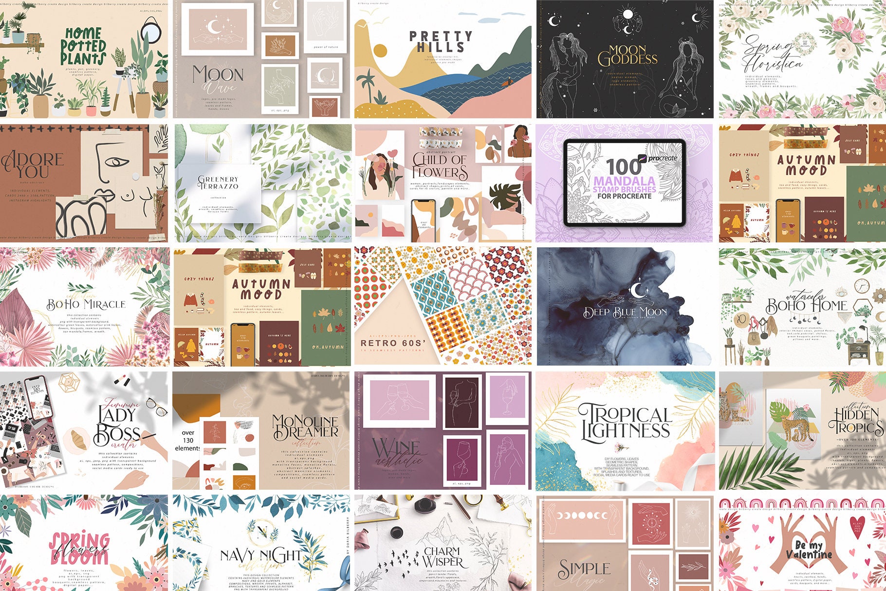 WHOLE SHOP 13969 BUNDLE, Winter Bundle, Whole Shop Graphic Bundle ...
