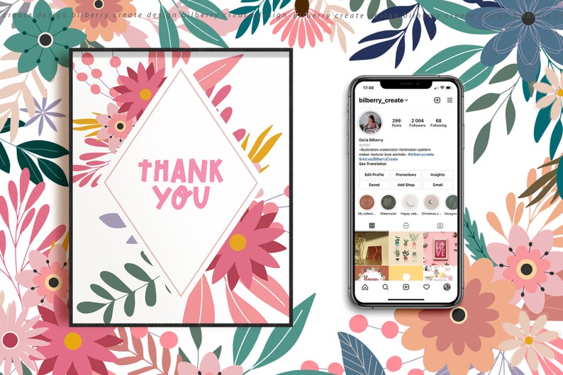 Spring Flowers Flowery Digital Papers-commercial Use-scrapbook Paper ...