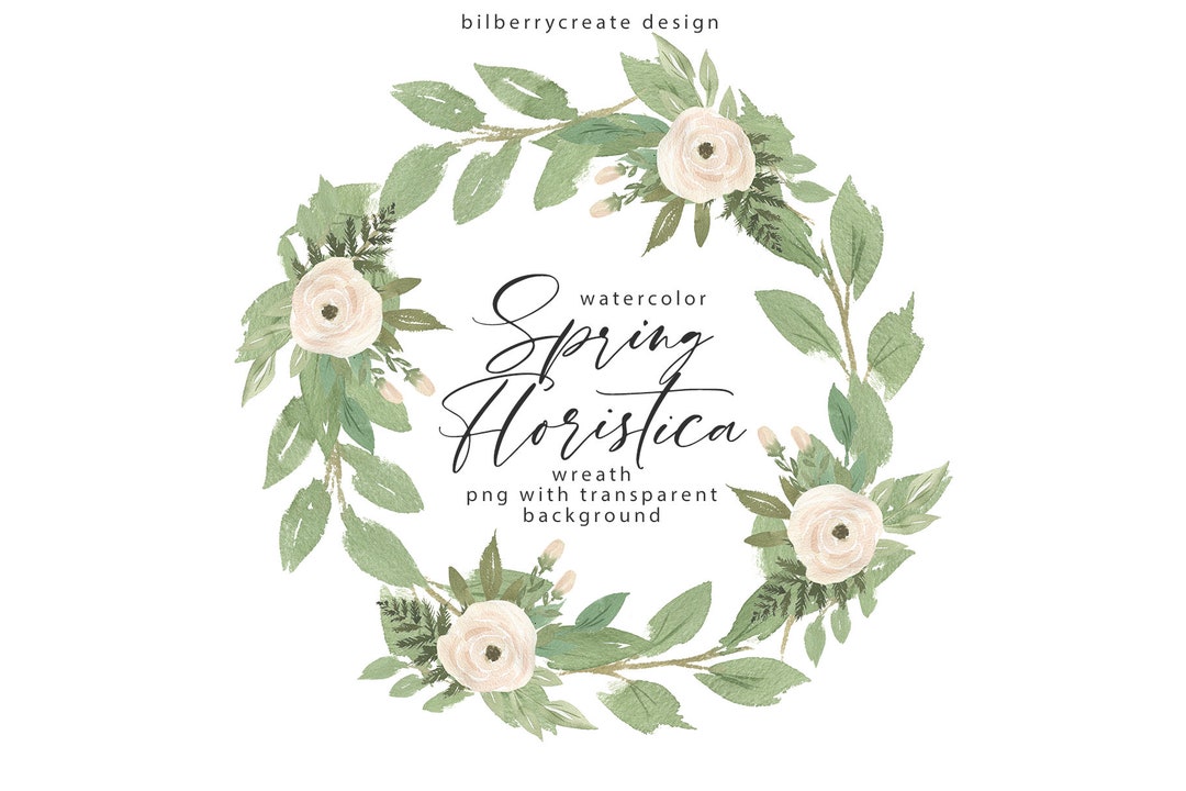 Spring Roses Flower Clipart, Watercolor Flower Roses Clipart,watercolor ...