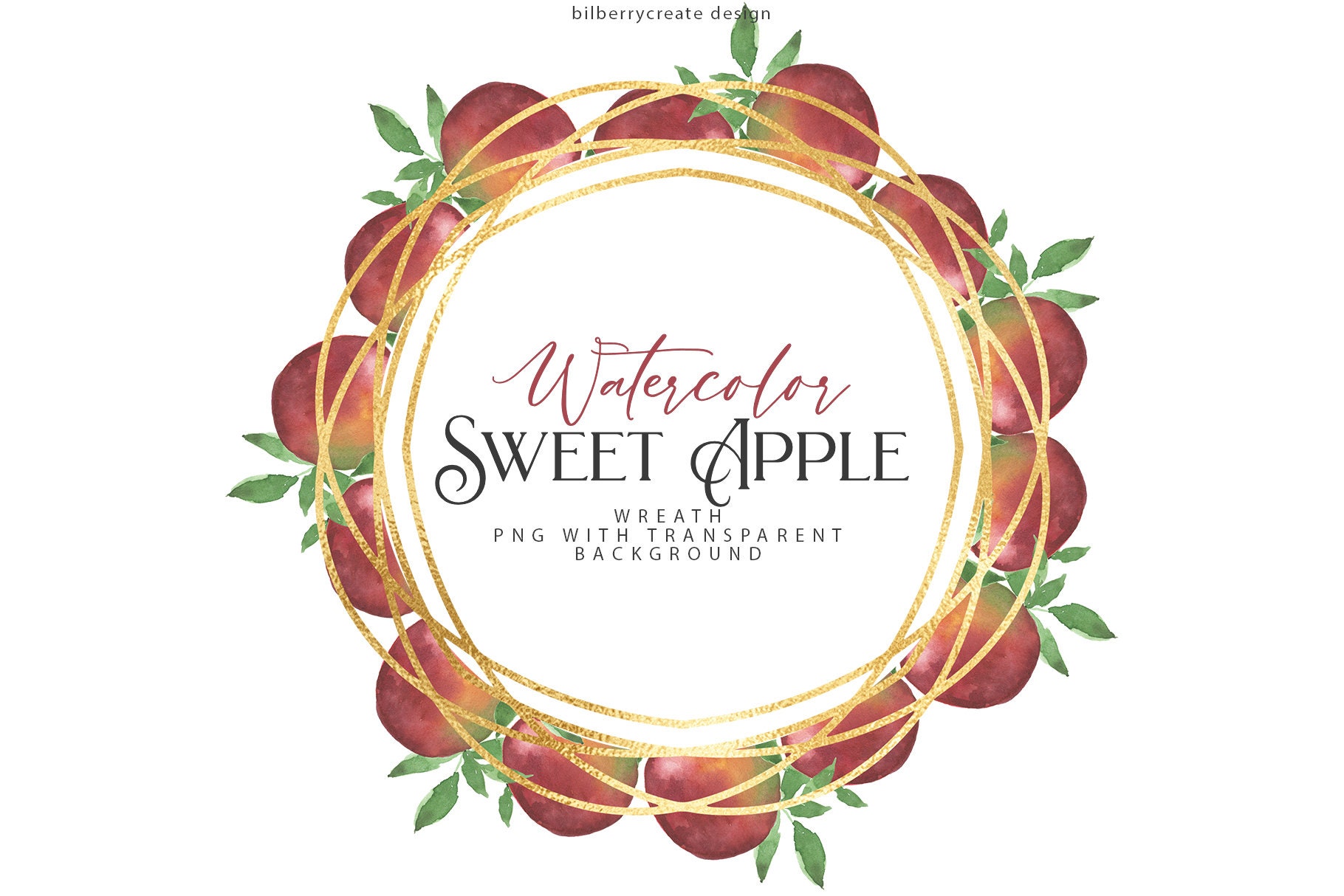 Apple Wreath Clipart Apple Frame Png Floral Frame Clipart Apple Tree ...