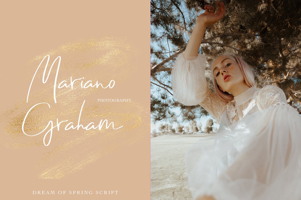 Dream of Spring Handwritten Digital Fontfont - Etsy