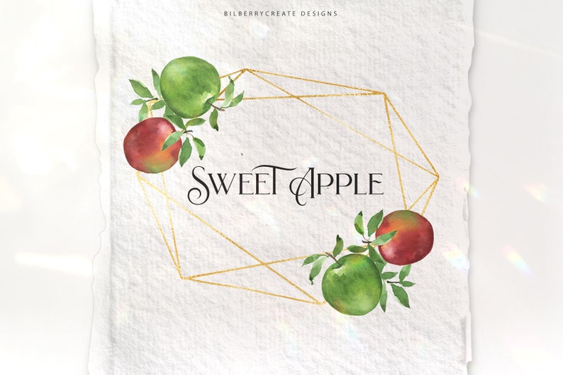 Apple Wreath Clipart Apple Frame Png Floral Frame Clipart - Etsy