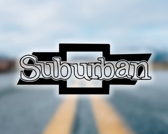 Chevy Suburban Logo - Etsy
